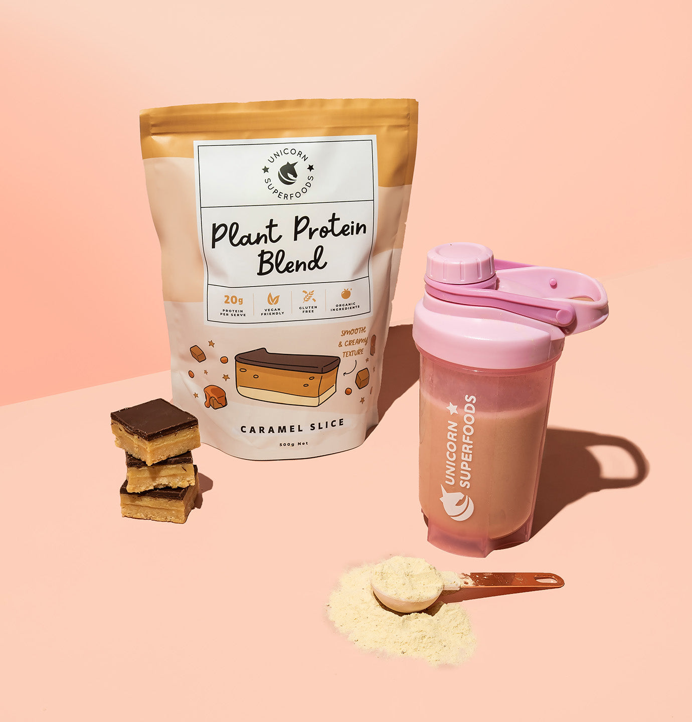 Salted Caramel Pretzel Protein Smoothie 🥨 – Unicorn Superfoods