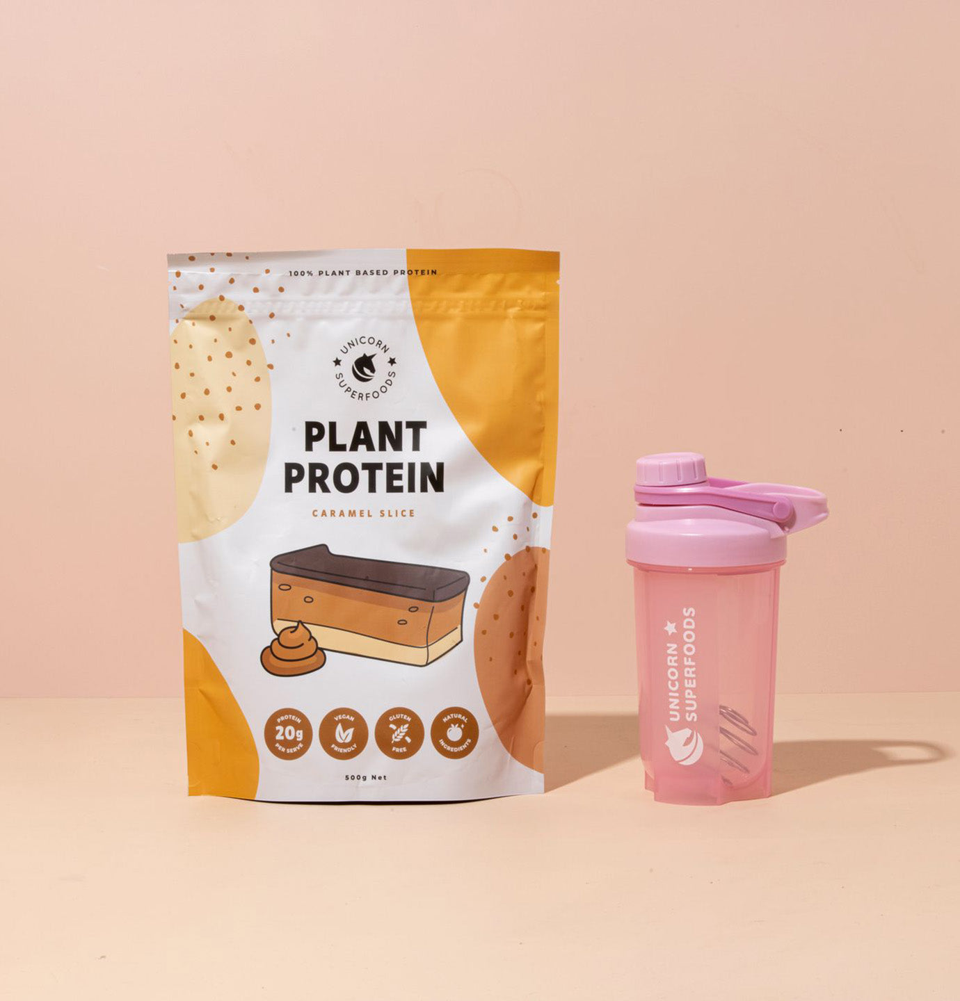 Pink Protein Shaker Bottle – Unicorn Superfoods